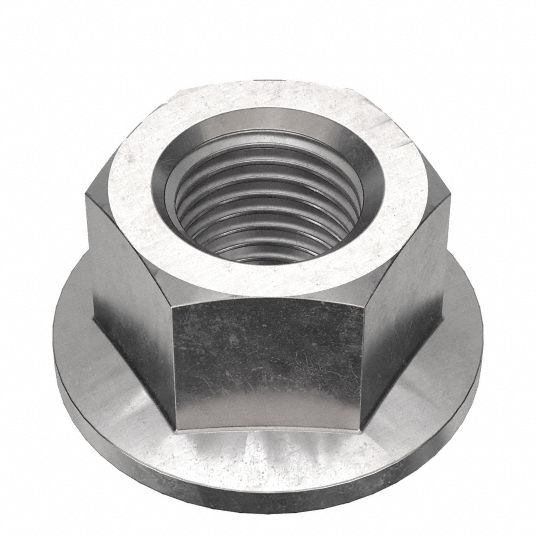 Serrated, 3/8"-24 Thread Size, Lock Nut - 41MG66|U51109.037.0001 - Grainger
