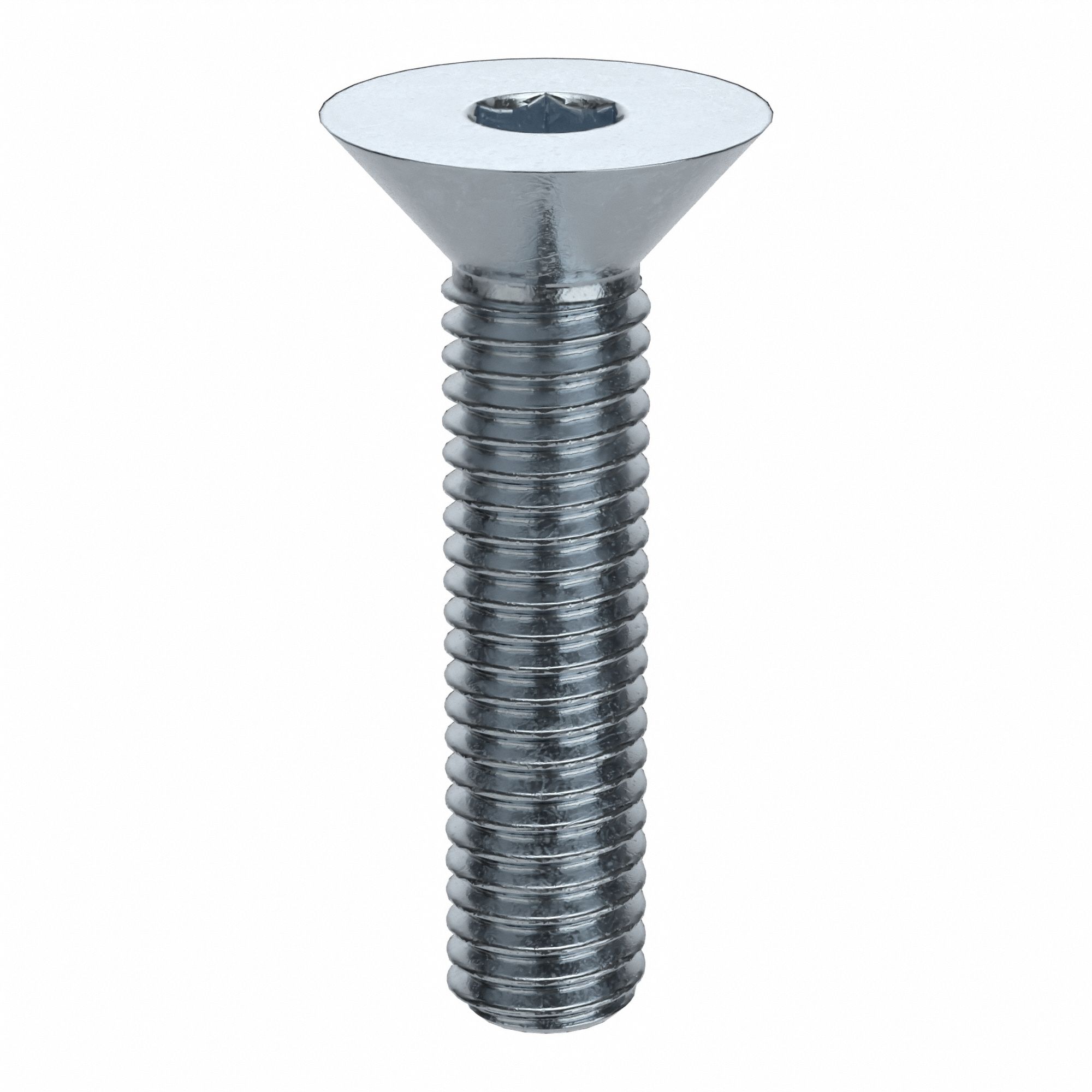 #10-32 Thread Size, 7/8 in Lg, Socket Flat Head Screw - 41MG75|U07567 ...