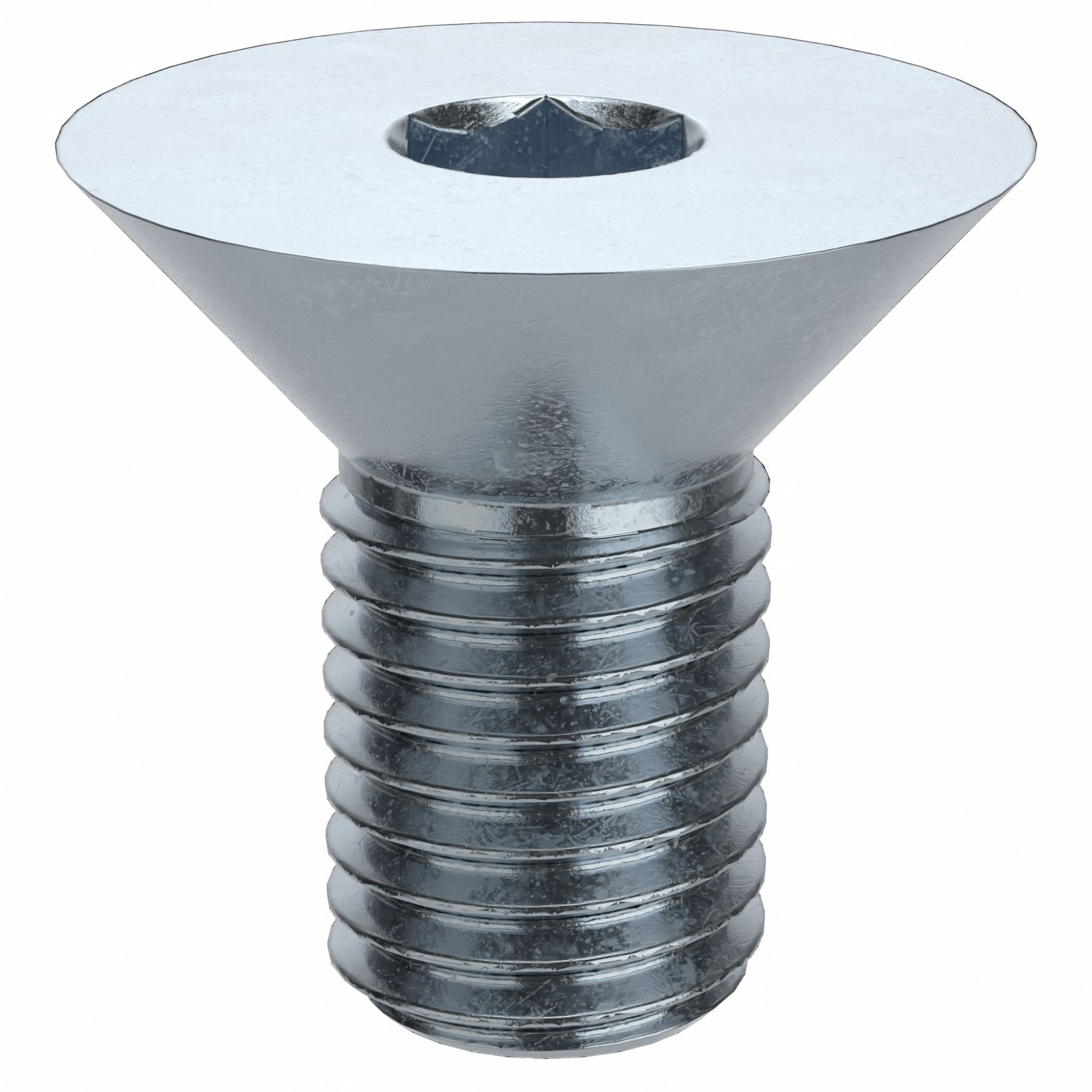 5/16"-24 Thread Size, 5/8 in Lg, Socket Flat Head Screw - 41MG86|U07567 ...