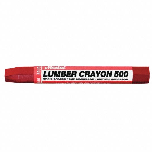 MARKAL, Clay, 12.7 mm Tip Wd, Lumber Crayon - 41MW11|80322 - Grainger