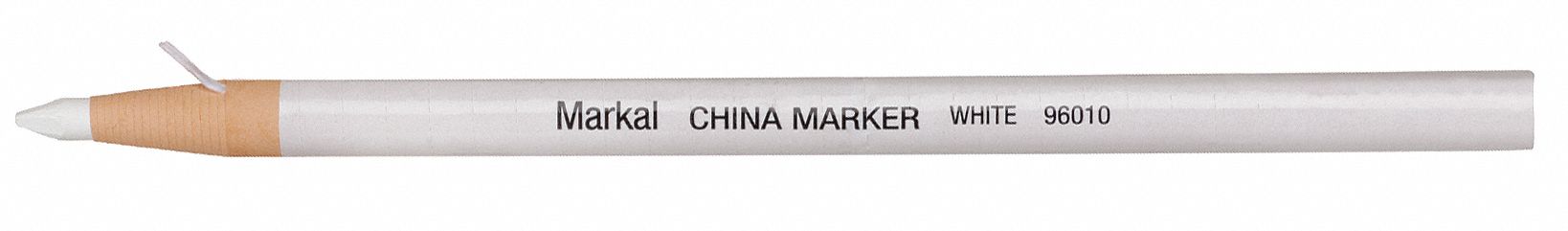 MARKAL, Grease Pencil, 3 mm Tip Wd, China Marker - 41MW25|96010 - Grainger