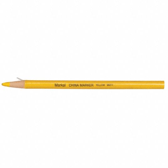 MARKAL, Grease Pencil, 3 mm Tip Wd, China Marker - 41MW26|96011 - Grainger