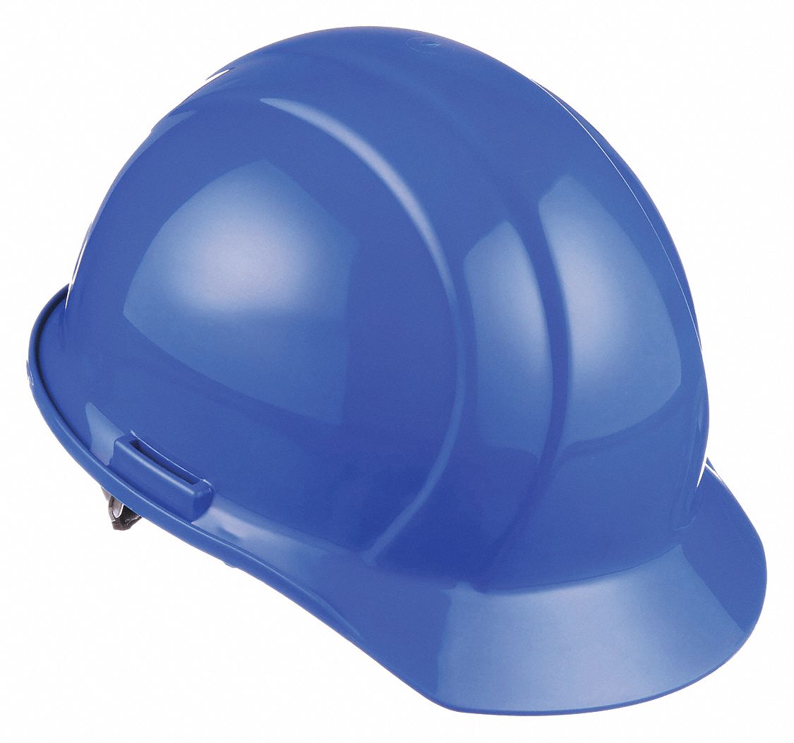 ERB SAFETY, Blue, No Graphics, Hard Hat - 41N889|WEL19366BL - Grainger
