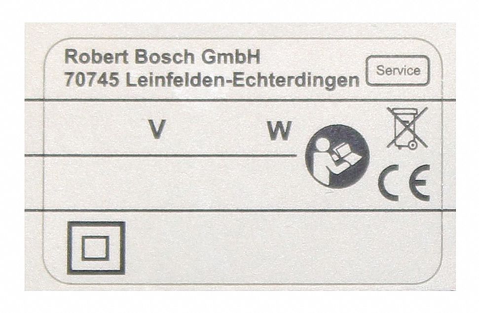 BOSCH Label - 41NE13|1601106035 - Grainger