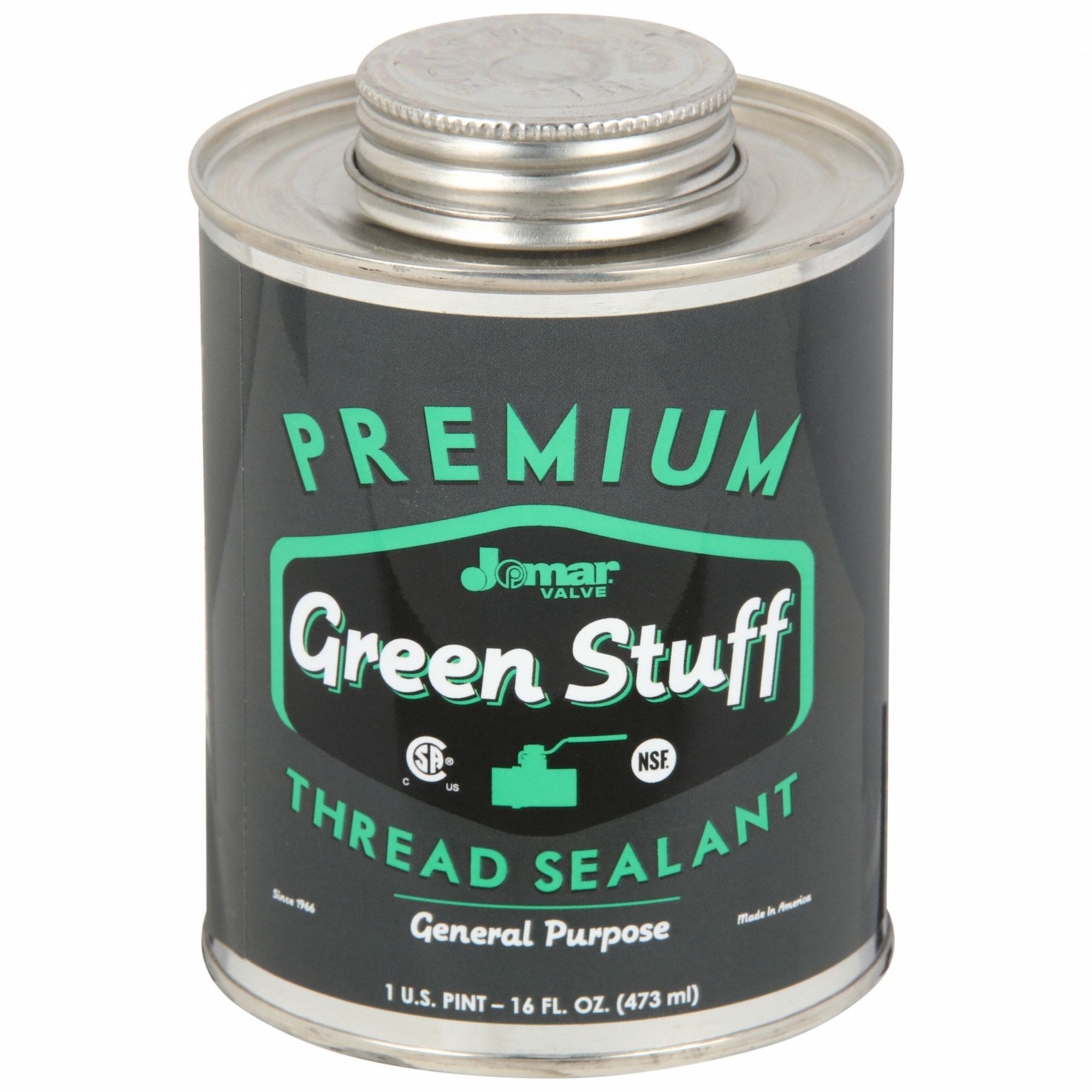 JOMAR VALVE, Green Stuff, 16 fl oz, Pipe Thread Sealant - 41NK85|400 ...