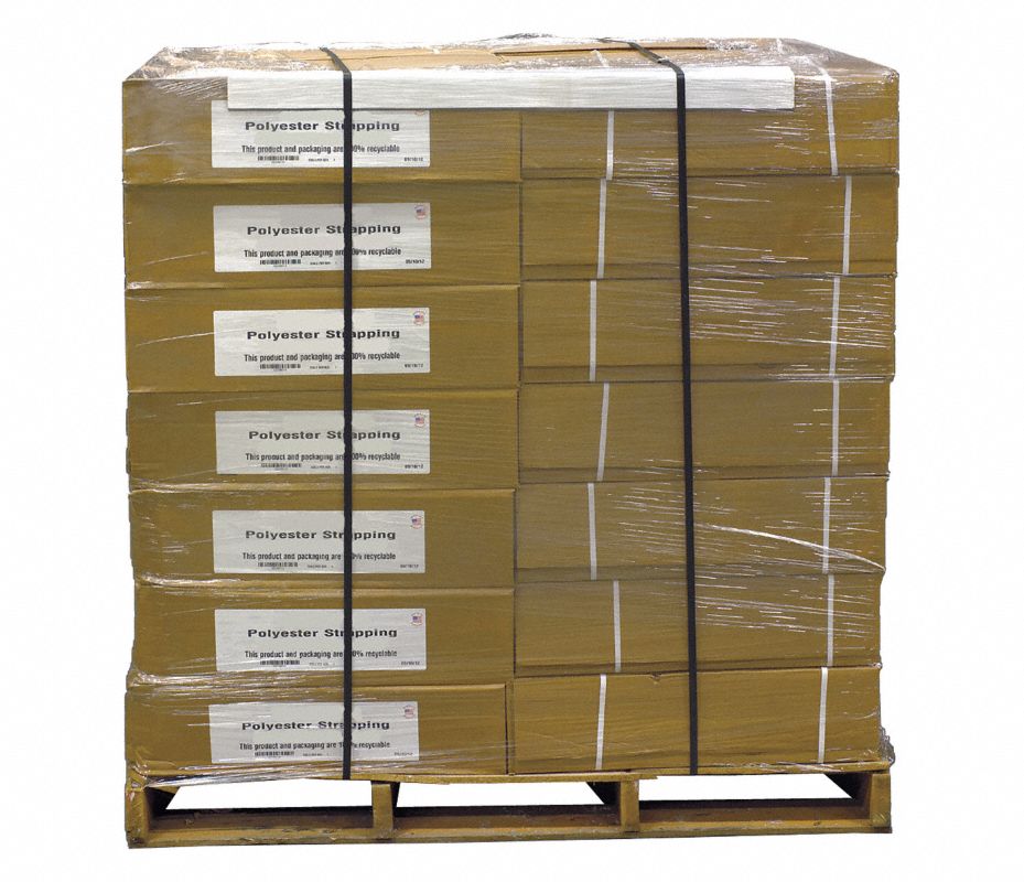 APPROVED VENDOR Fleje de Plástico, Uso Estándar, Máquina de Flejado, 5/ ...