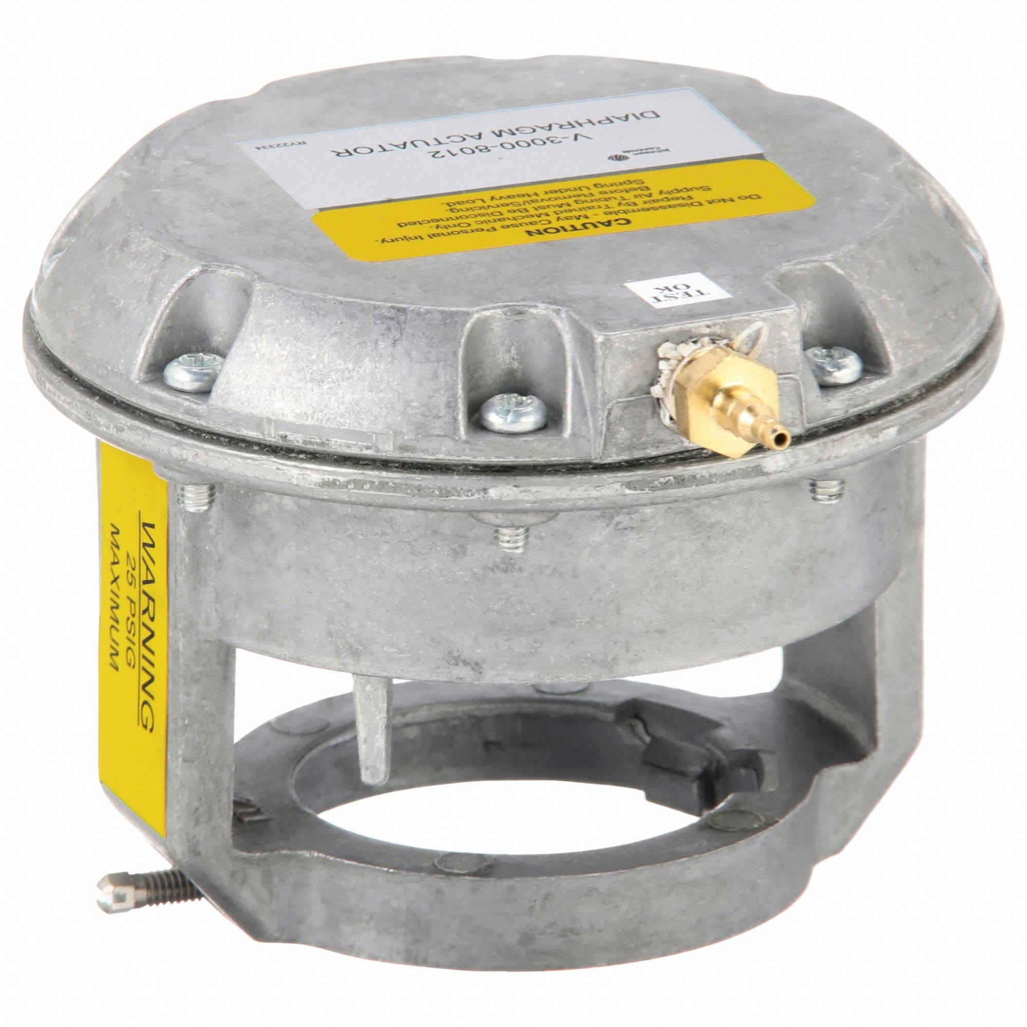 3 psi to 13 psi Spring, 3/4 in Stroke, Pneumatic Valve Actuator ...