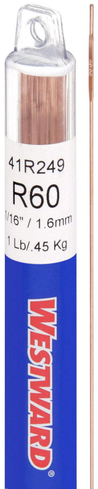 WESTWARD, Carbon Steel, R60, Gas Welding Rod - 41R249|41R249 - Grainger