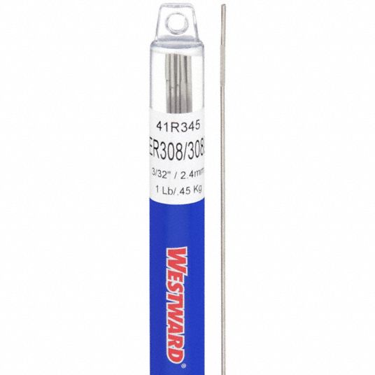 WESTWARD, Stainless Steel, ER308/308L, TIG Welding Rod - 41R345|41R345 ...