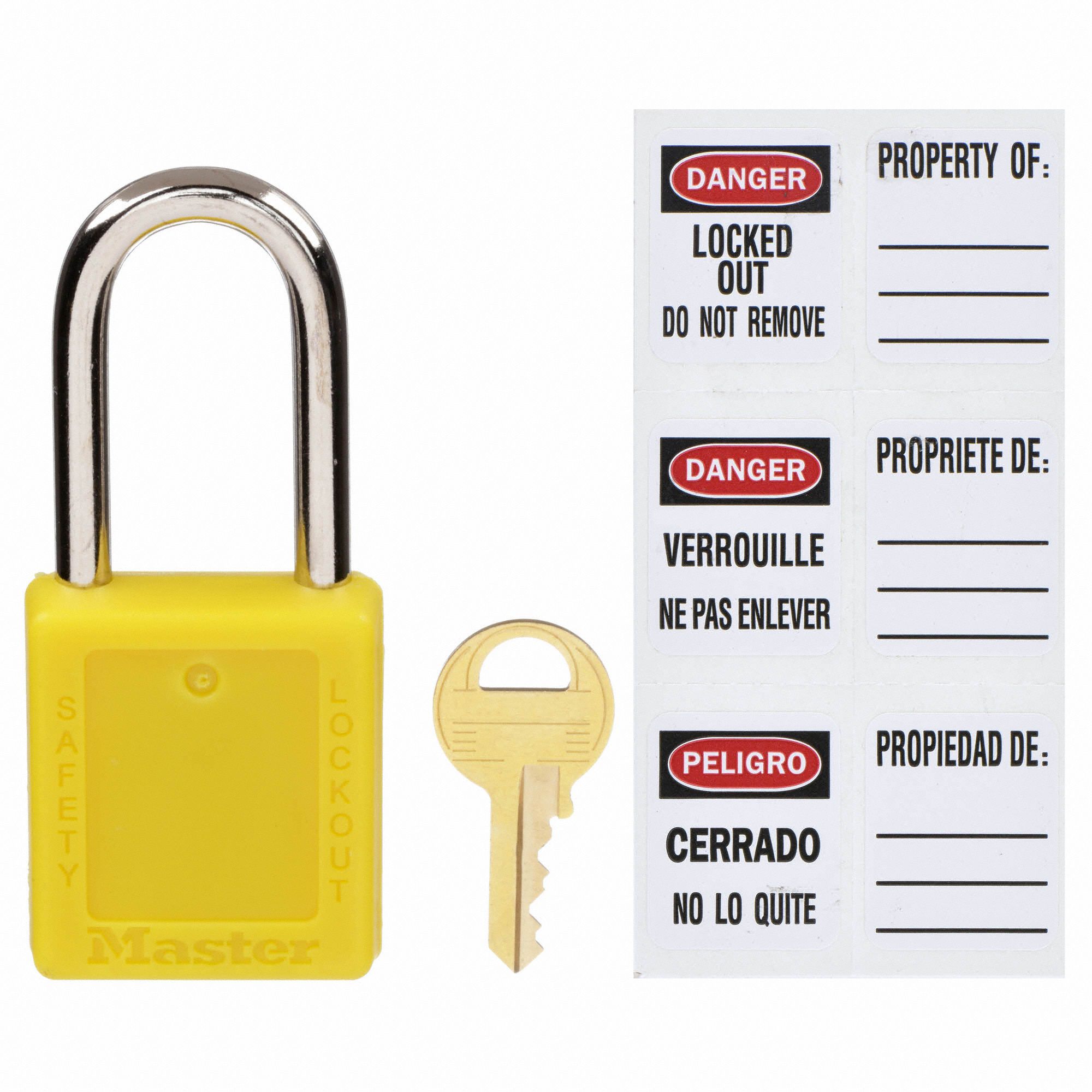 MASTER LOCK Lock Wrap and Lock in One, Keyed Alike - 41RC88|410KAW1YLW ...