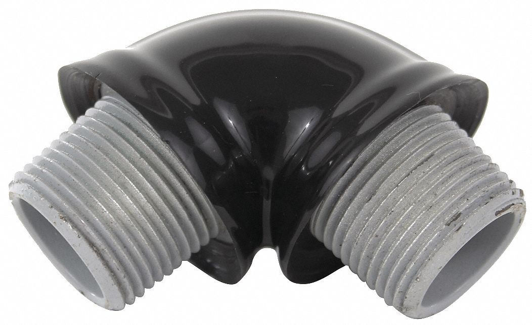 1 in Trade Size, Male to Male, Elbow, 90 Degrees - 41TD12|PV1000EL395 ...