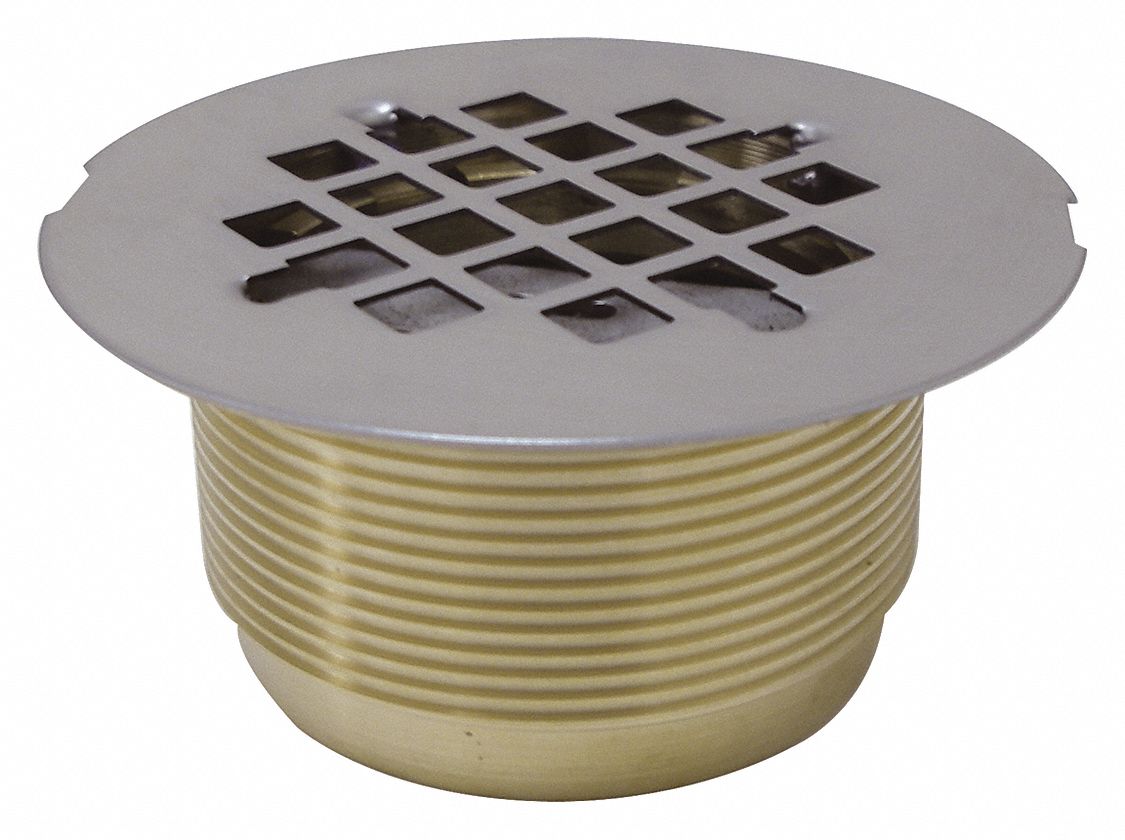 ADVANCE TABCO, 3 1/2 in Overall Dia, Brass, Sink Drain - 41TJ01|K-16 ...