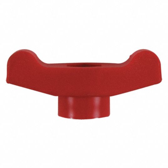 CUB CADET, Knob Wing, 5/16" to 18", Red, Knob Wing, 5/16" to 18", Red ...