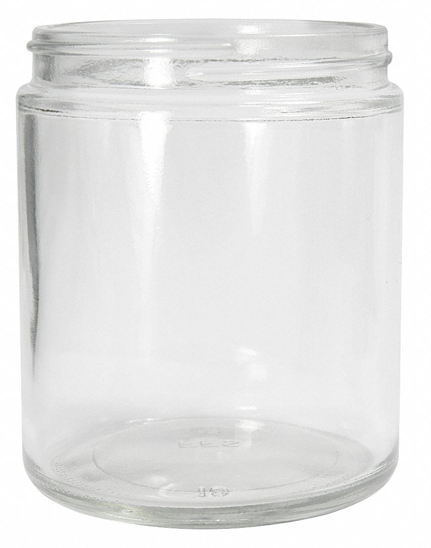 Glass, 180 mL Capacity - mL, Jar - 41U138|GLA-00859 - Grainger