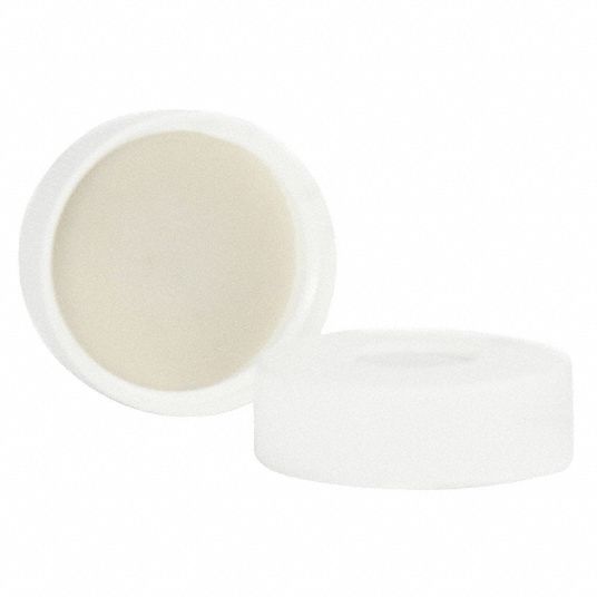 33 mm Dia, White, Cap - 41U511|CAP-00355 - Grainger