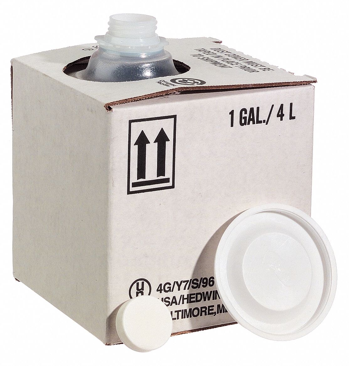 4 L Capacity - mL, 1 gal Capacity - oz, Cubitainer - 812LP6|PLC-03458 ...