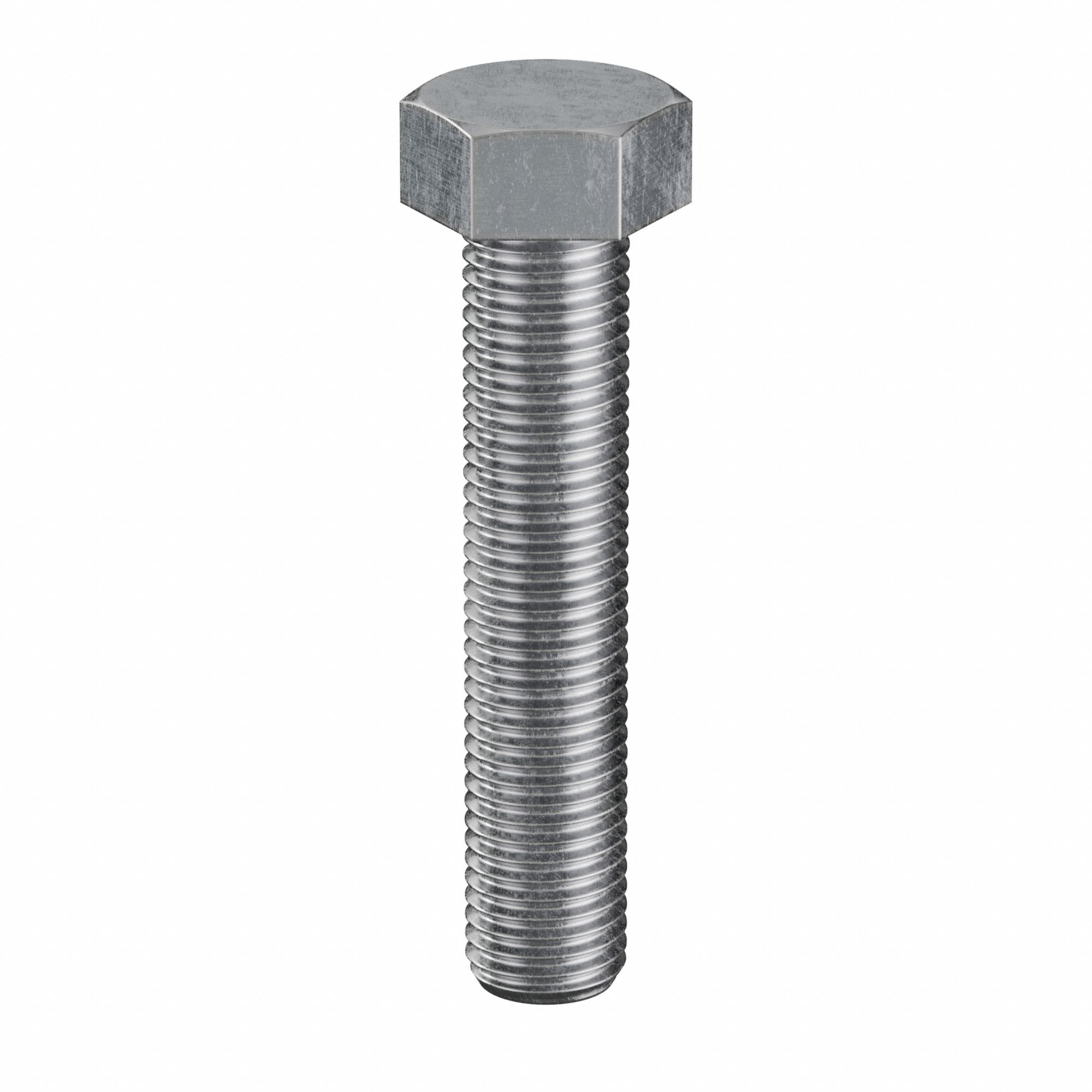 Steel, Grade 5, Hex Tap Bolt - 41UE85|U01210.100.0500 - Grainger