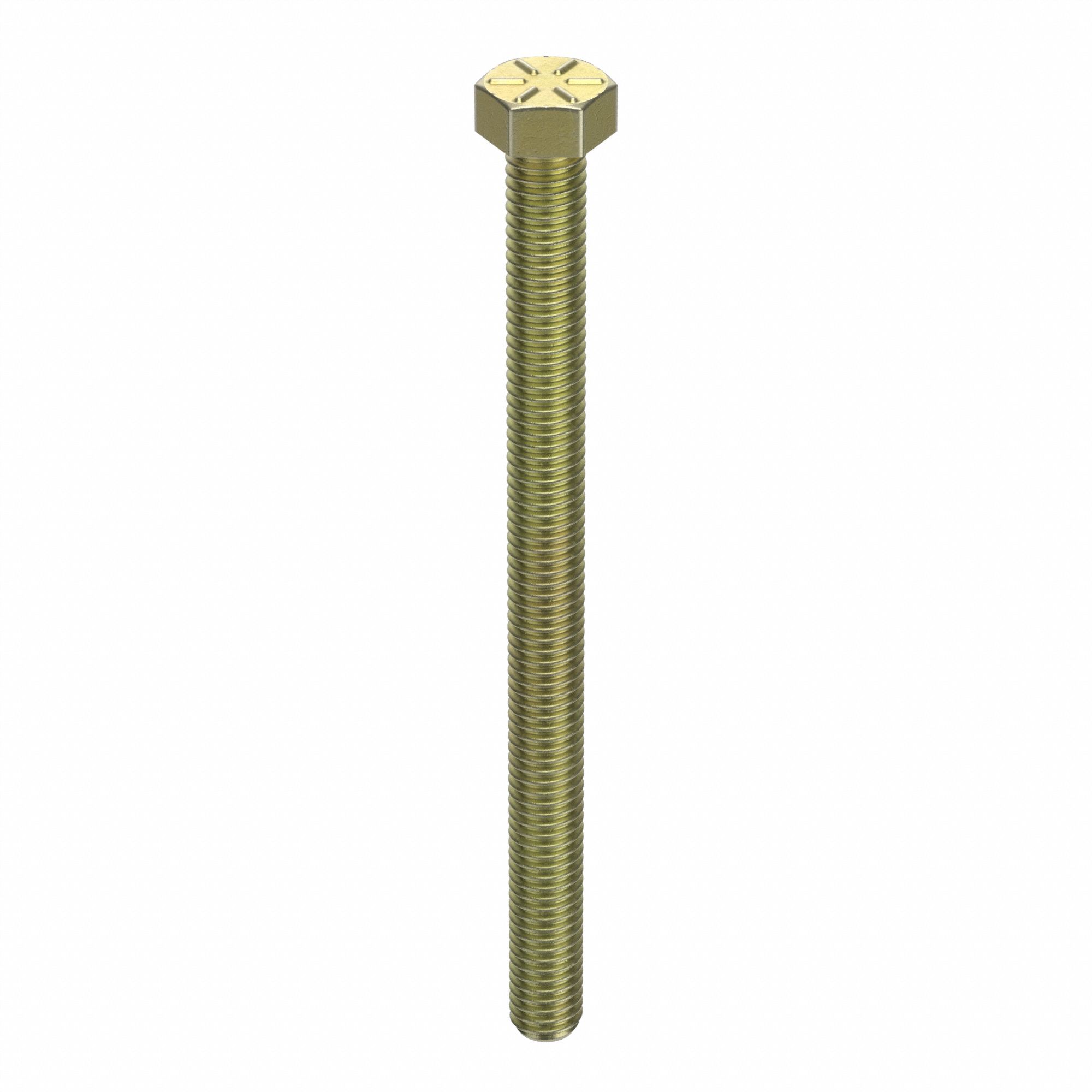 Steel, Grade 8, Hex Tap Bolt - 41UF94|U04114.037.0450 - Grainger