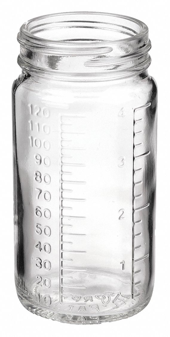Glass, 120 mL Capacity - mL, Bottle - 41V956|GLA-00845 - Grainger