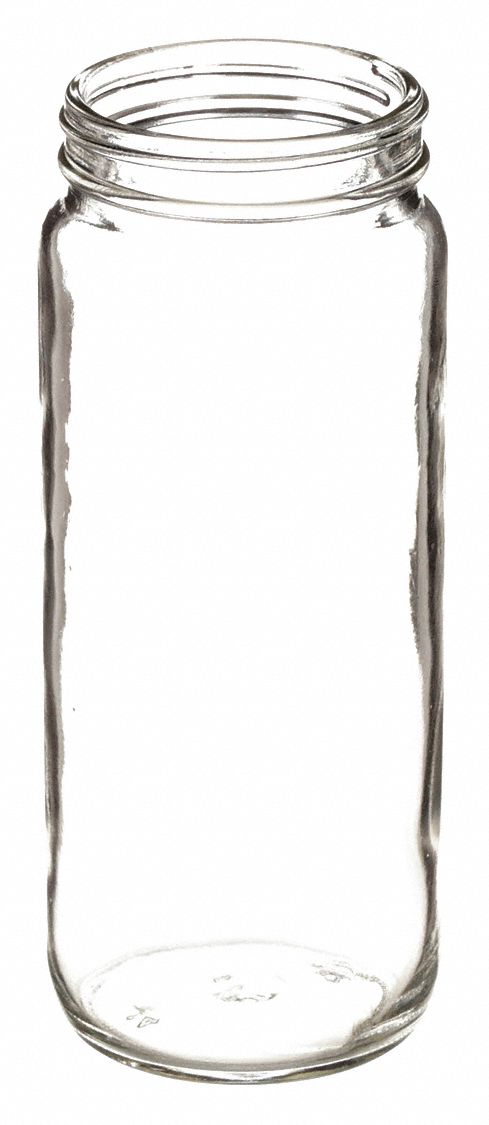 Glass, 480 mL Capacity - mL, Jar - 41V961|GLA-00866 - Grainger