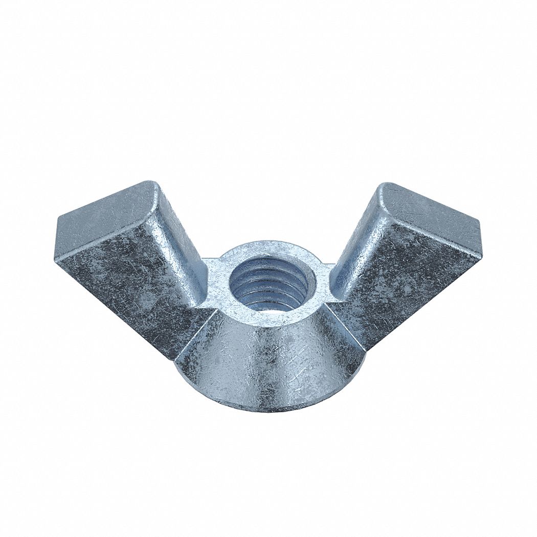 #10-32 Thread Size, Steel, Wing Nut - 41VA30|U16251.019.0001 - Grainger