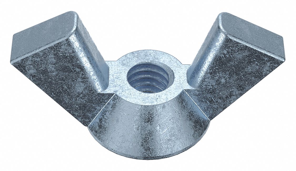 #8-32 Thread Size, Brass, Wing Nut - 41VA41|U47550.016.0001 - Grainger