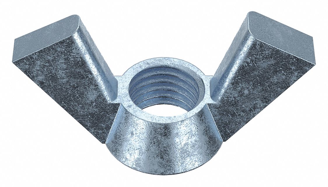 3/4"-10 Thread Size, Brass, Wing Nut - 41VA48|U47550.075.0001 - Grainger