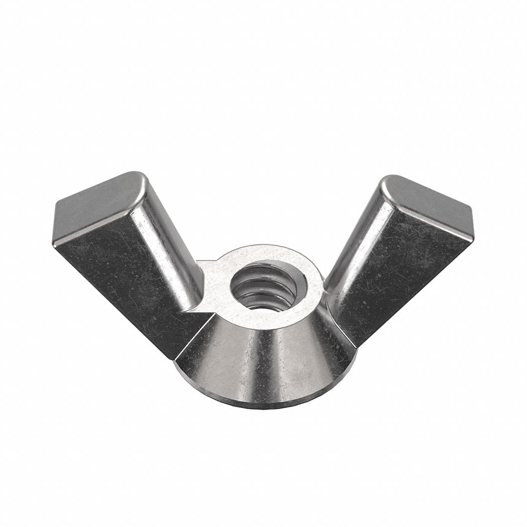 APPROVED VENDOR WING NUT,STAINLESS STEEL,#6-32,25/PK - Wing Nuts ...