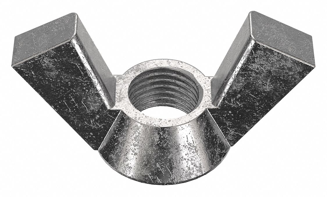 APPROVED VENDOR WING NUT,STAINLESS STEEL,3/8"-24,5/PK - Wing Nuts ...