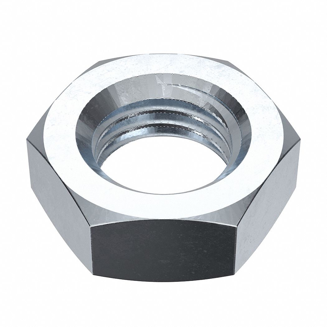 1"-8 Thread, 1 15/32 in Hex Wd, Jam Nut - 41VK51|U11360.100.0001 - Grainger