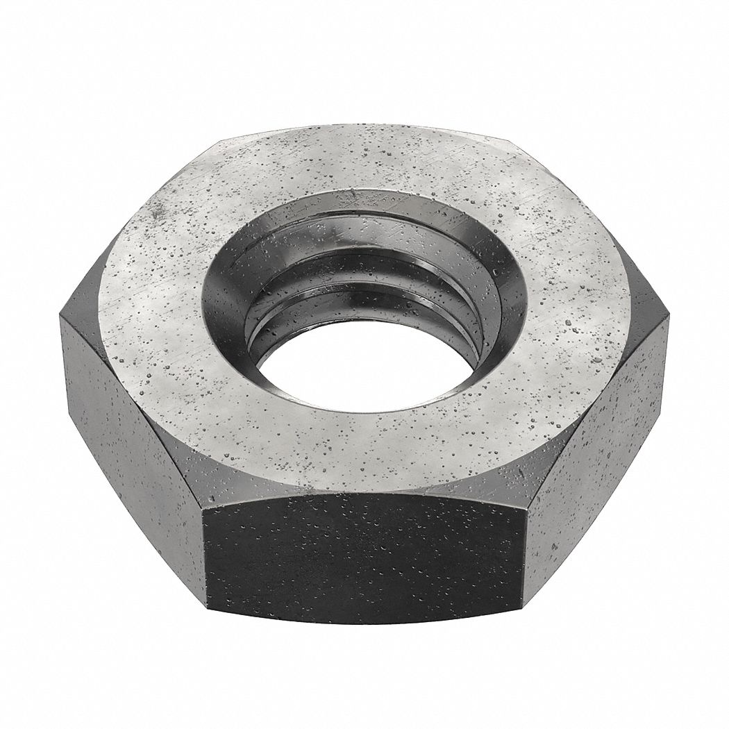 5/16"-18 Thread, 9/16 in Hex Wd, Jam Nut - 41VL16|U11390.031.0001 - Grainger