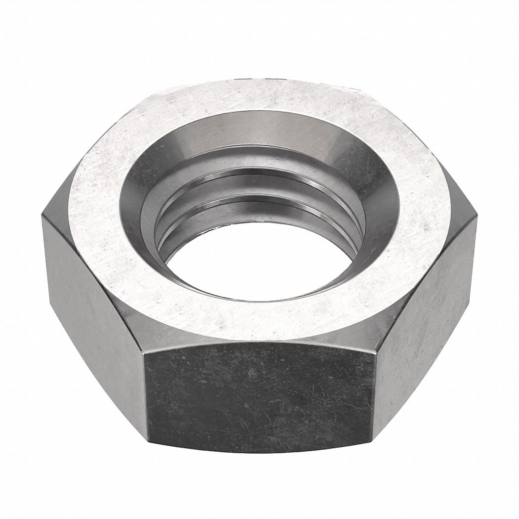 Jam Hex, 1/2"-13 Thread, Jam Nut - 41VL45|U51090.050.0001 - Grainger