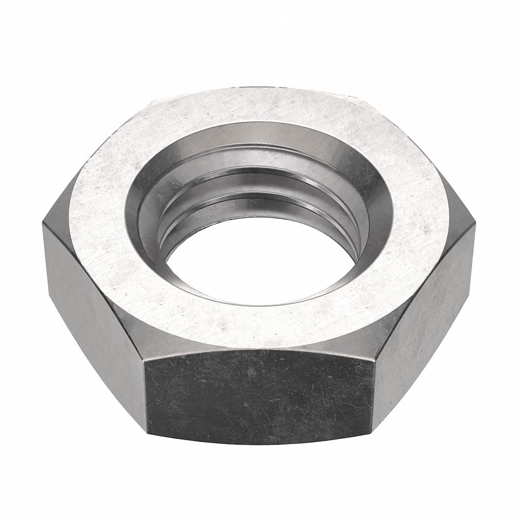 Jam Hex, 9/16"-12 Thread, Jam Nut - 41VL46|U51090.056.0001 - Grainger