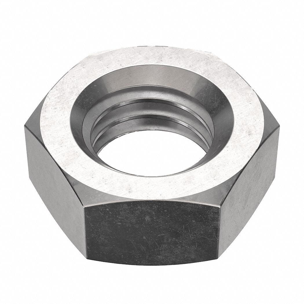Jam Hex, 1/2"-13 Thread, Jam Nut - 41VL70|U55090.050.0001 - Grainger