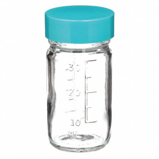 Glass, 30 mL Capacity - mL, Precleaned Bottle - 41W080|GLC-01453 - Grainger