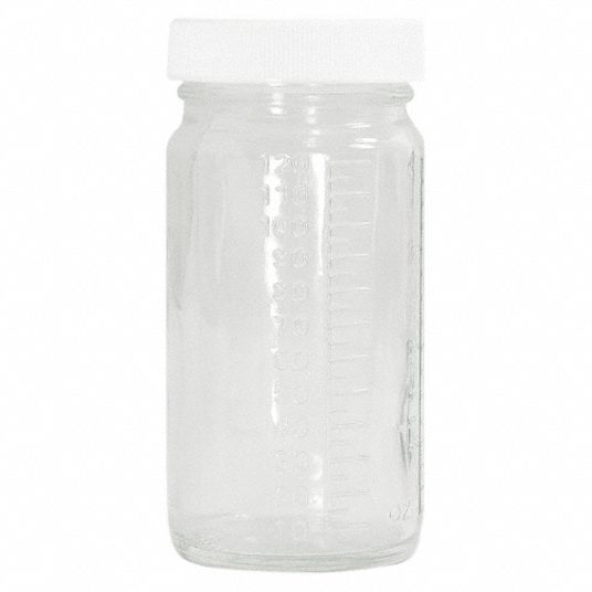 Glass, 240 mL Capacity - mL, Bottle - 41W110|GLC-01555 - Grainger