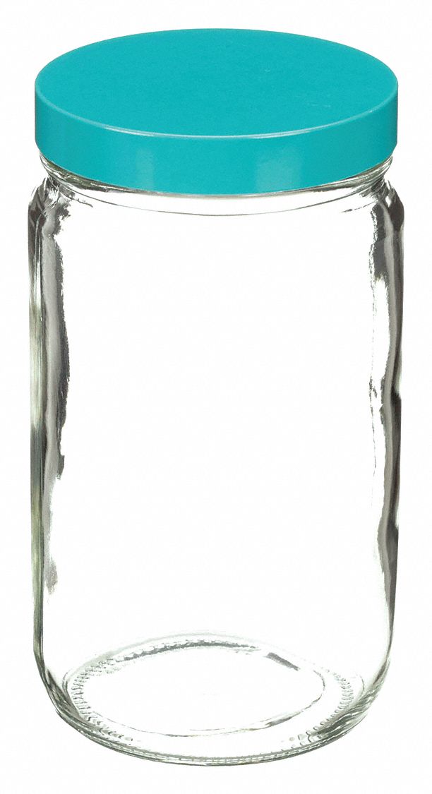 Glass, 960 mL Capacity - mL, Jar - 41W143|GLC-01723 - Grainger