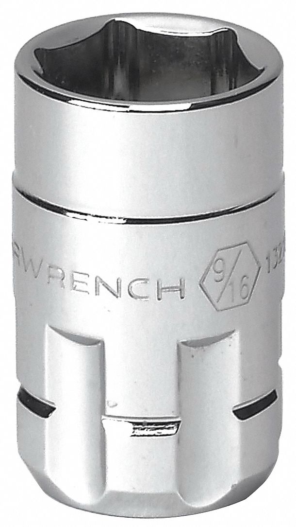 GEARWRENCH, Vortex Socket,3/8in.,9/16in. - 41WU96|132180GR - Grainger