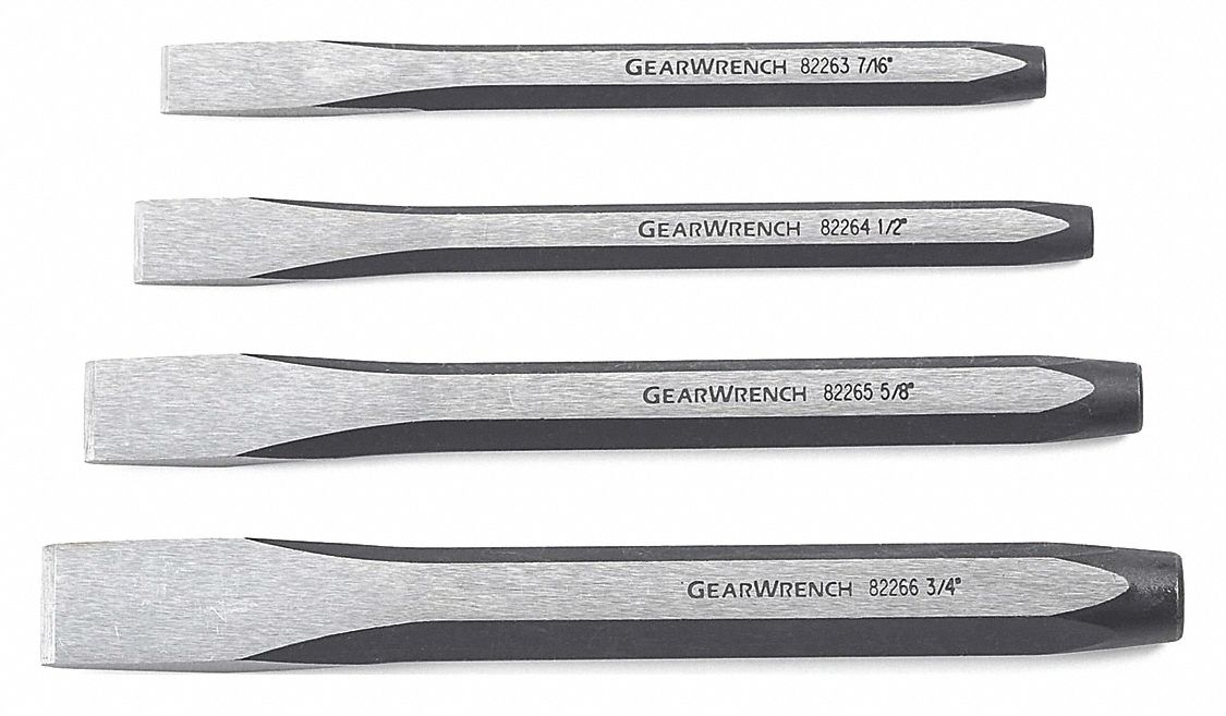 Cold Chisel Set,4 pc. - Grainger