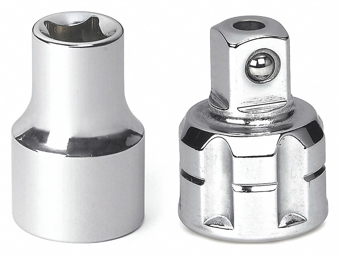 Ext.adapterset,ratchetngtap Anddie,3/8in - Grainger