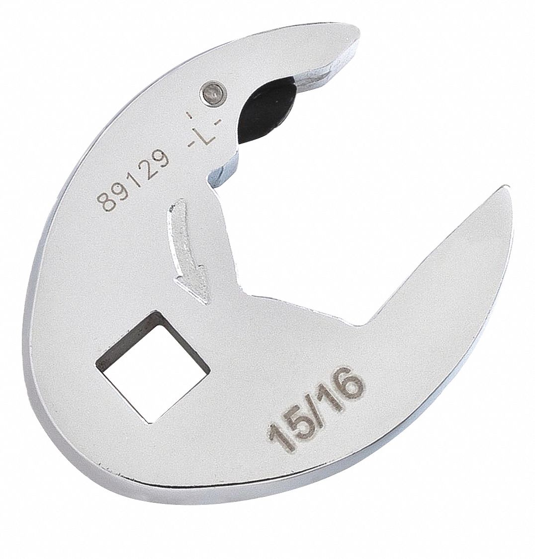 GEARWRENCH Crowfoot Socket Wrench: Alloy Steel, Chrome, 3/8 in Drive ...