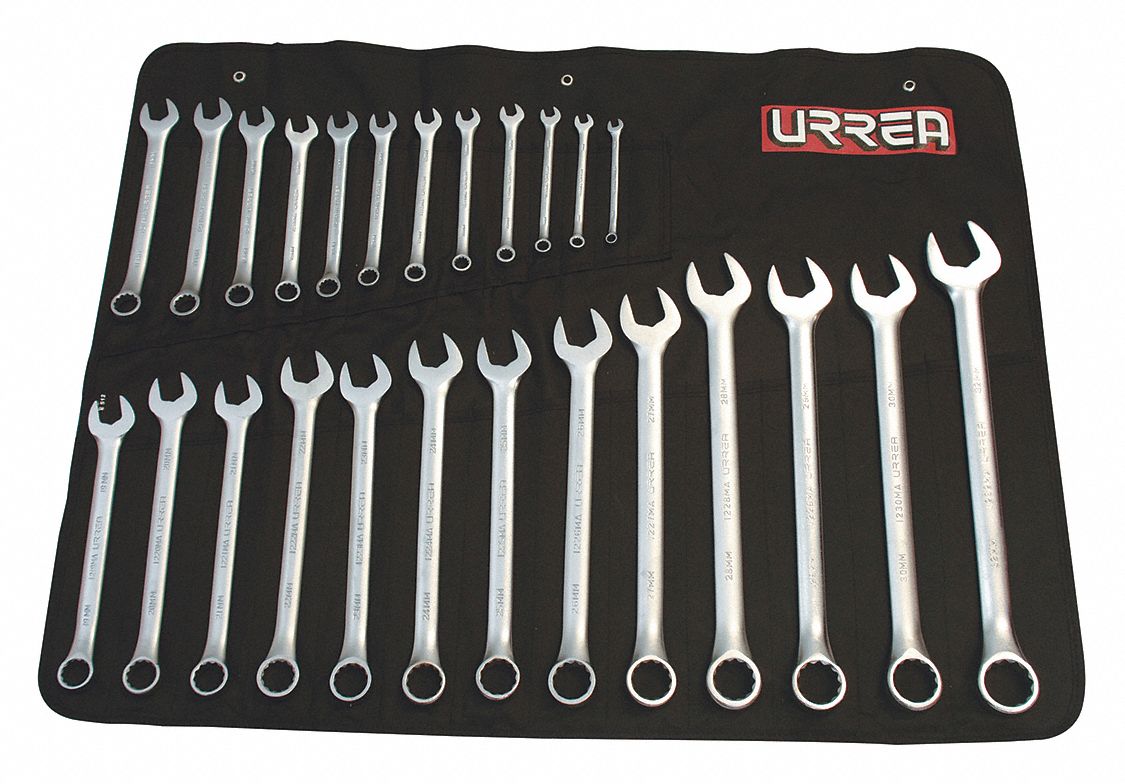 URREA Juego de Llaves Combinadas 25 herramientas Acero Cromo Vanadio 5-1/16" , 5-9/16" , 6-1/16 ...