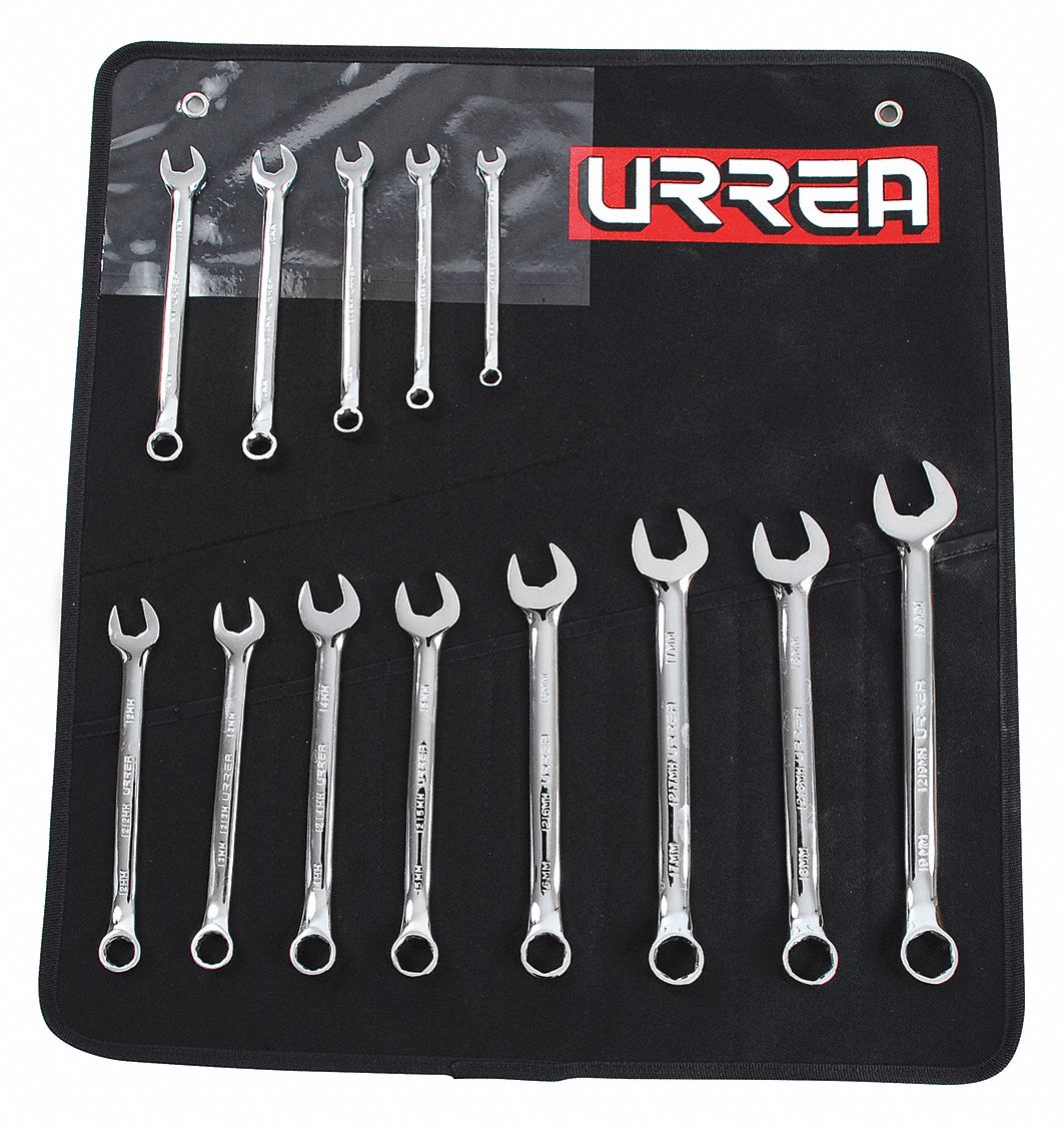 URREA Juego de Llaves Combinadas 13 herramientas Acero Cromo Vanadio 5-1/16" , 5-9/16" , 6-1/16 ...