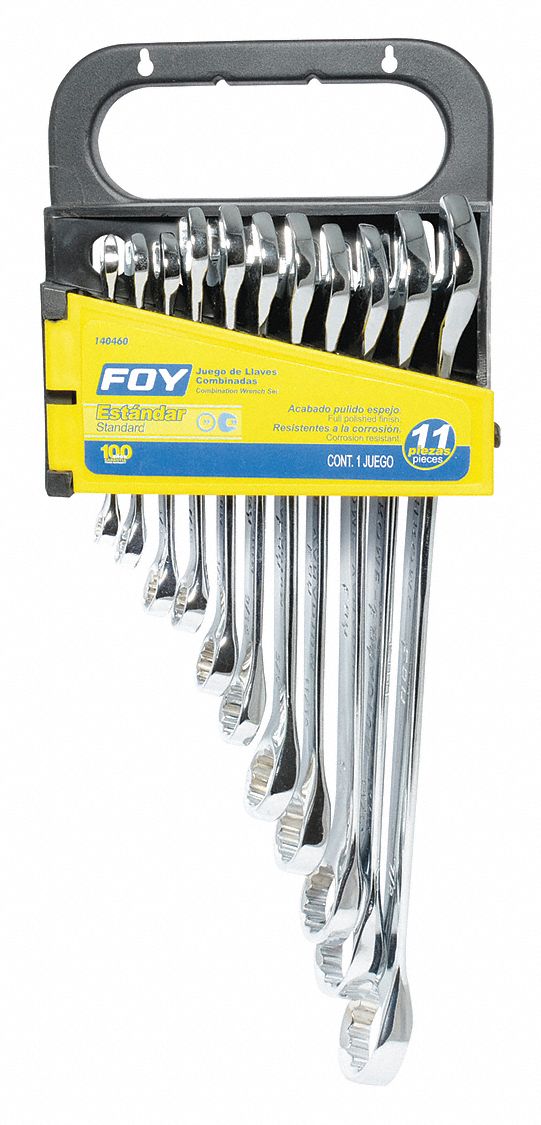 URREA Juego de Llaves Combinadas 26 herramientas Acero Cromo Vanadio 5-1/16" a 16-7/8" - 28P720 ...