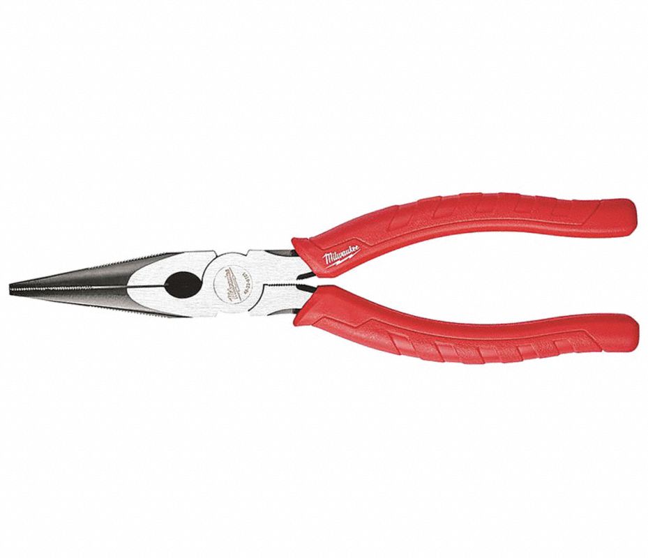MILWAUKEE Pinza Punta Larga Aguja 8" Acero - 41ZZ96 | 48-22-6101 ...