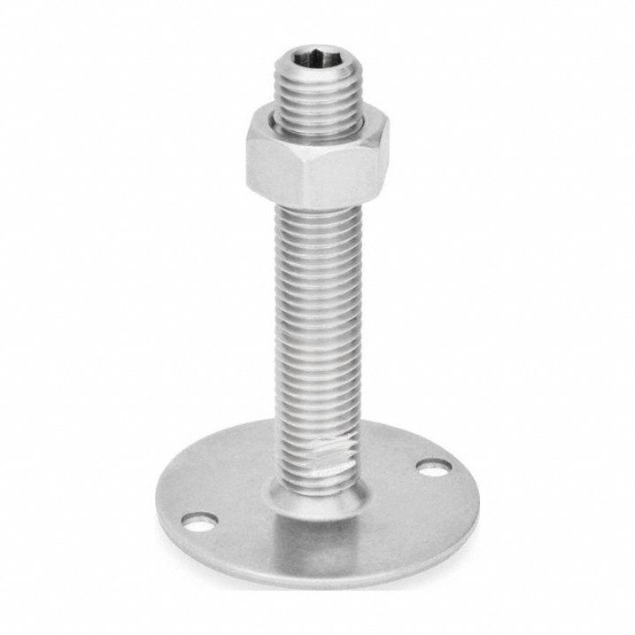 JW WINCO, Swiveling Stud, 5/8"-11 Thread Size, Male-End Leveling Mount ...