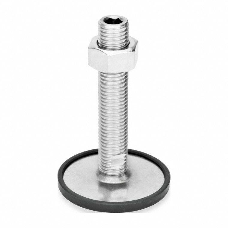 JW WINCO, Swiveling Stud, 5/8"-11 Thread Size, Male-End Leveling Mount ...