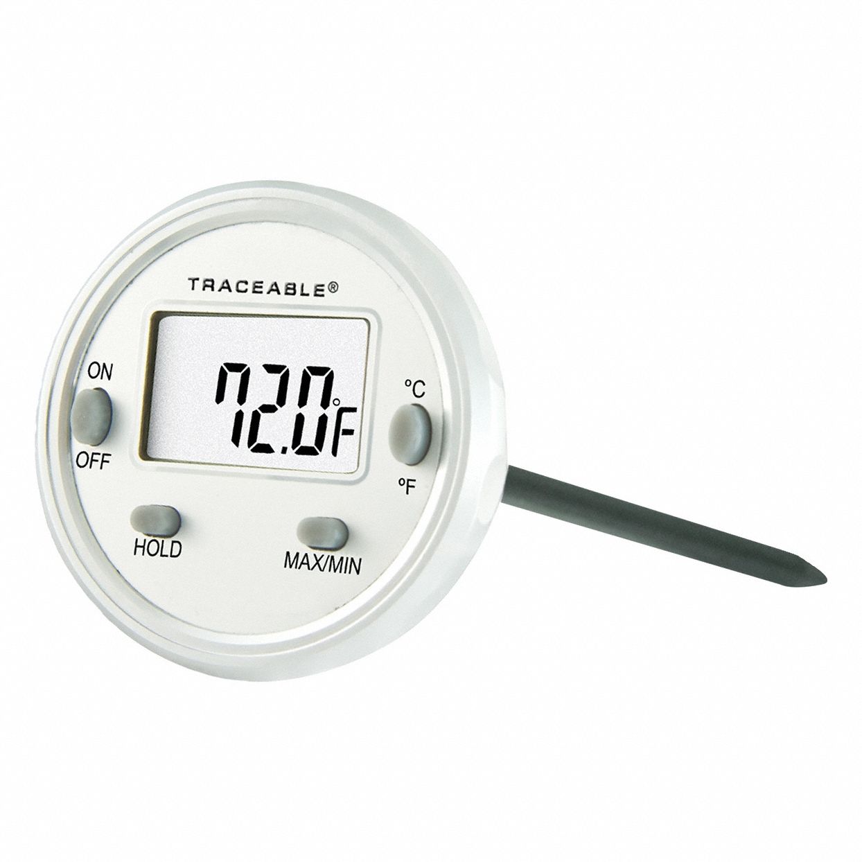 CONTROL COMPANY, Food Safety, LCD, Waterproof Thermometer - 38ZC70|4202 ...