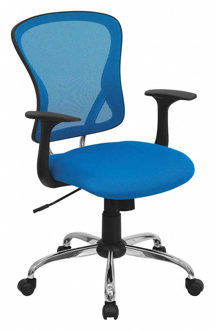 FLASH FURNITURE, Alfred, Blue, Office Chair - 420G63|H-8369F-BL-GG ...