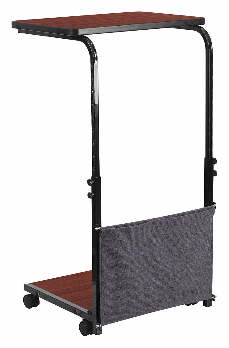 FLASH FURNITURE, 46 3/4 in Max Desktop Ht, 27 1/2 in Min Desktop Ht ...